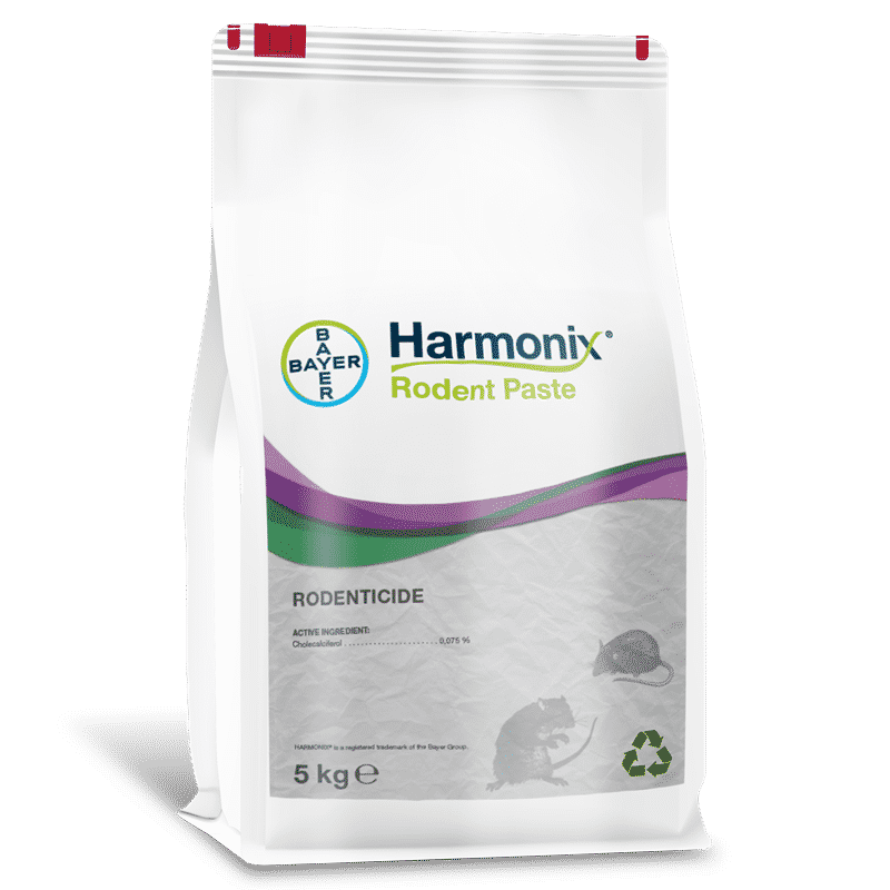 Harmonix Rodent Paste de Bayer : le nouveau rodenticide de la marque.